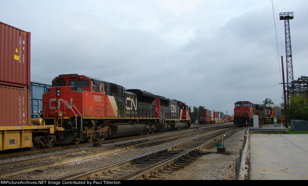 CN NB Intermodal Train